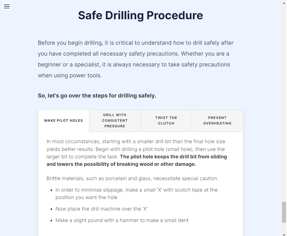 Power Tools And How To Use Them – Online Training Academy