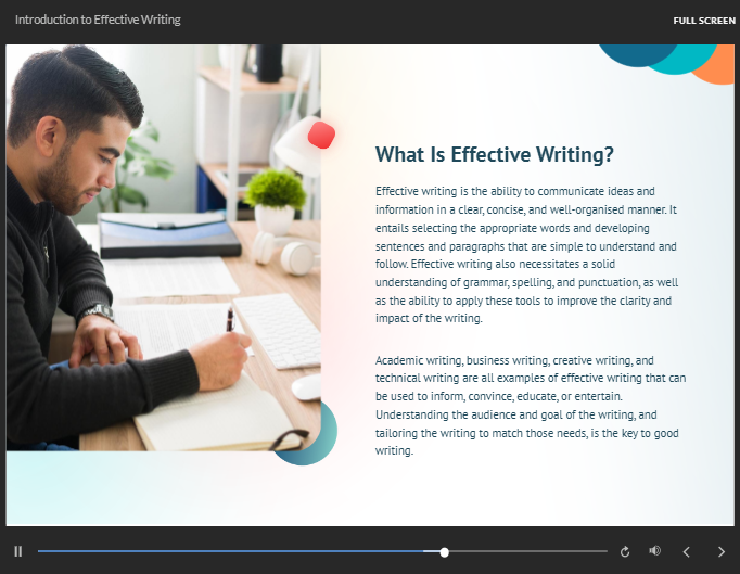Effective Writing Skills – Online Training Academy