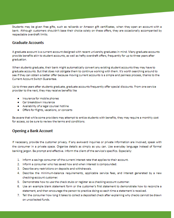 Bank Teller – Online Training Academy