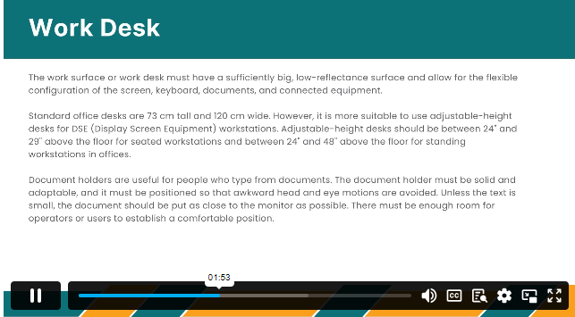 Computer Workstation Safety Training – Online Training Academy