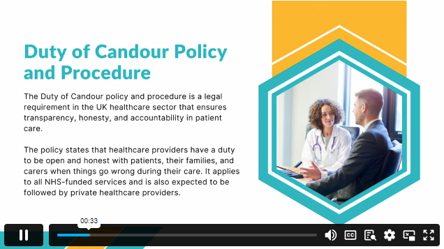 Duty Of Candour Training Course – Online Training Academy