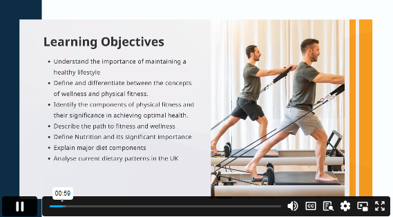 Basics Of Fitness And Nutrition – Online Training Academy